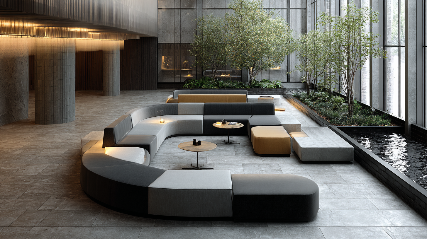 Memorable First Impression with Custom Hotel Lobby Furniture